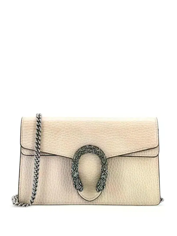 Gucci Dionysus Super Mini Clutch Bag - Neutrals