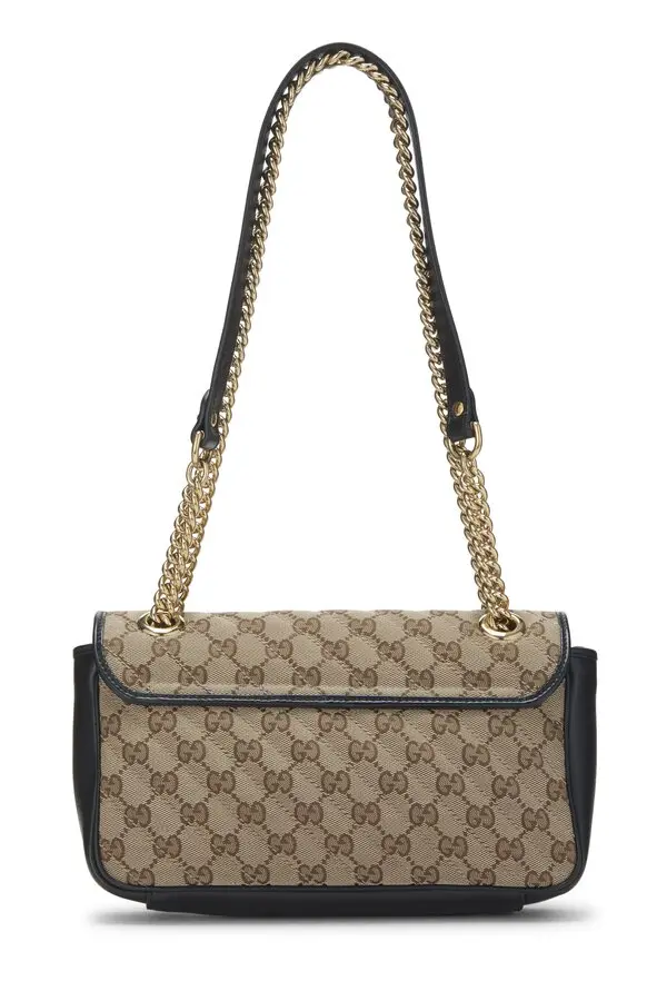 Gucci Original Gg Marmont Shoulder Bag - Black