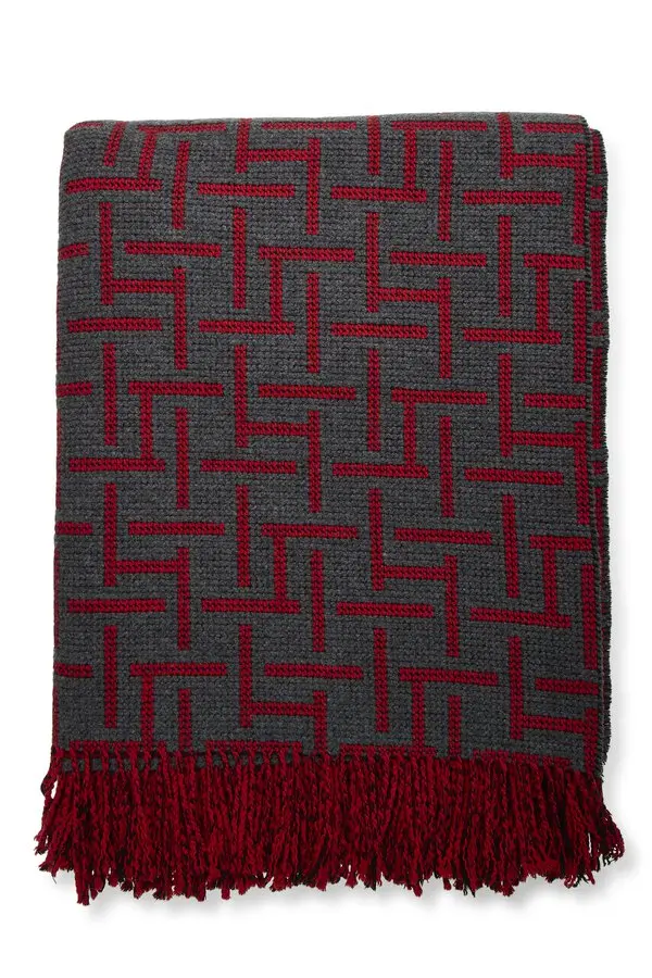 Hermès Red Wool Avalon Blanket