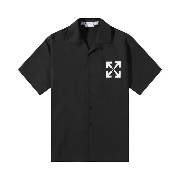 Off-White Single Arrow Holiday Shirt - Black