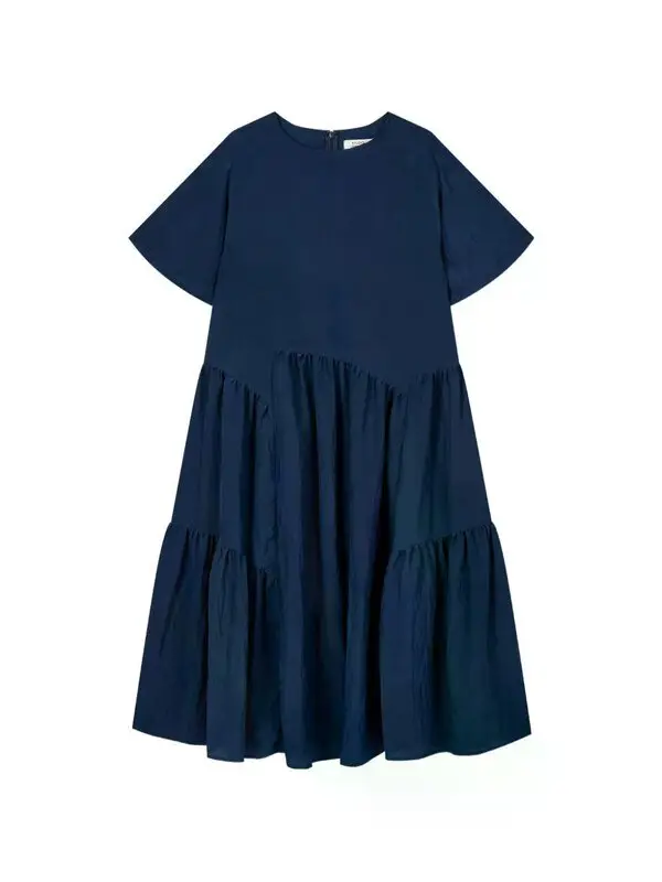 STUDIO TOMBOY Asymmetric Tiered A-line Dress