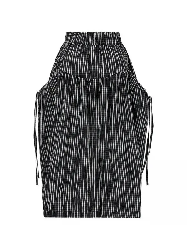 STUDIO TOMBOY Check Drawstring Midi Skirt