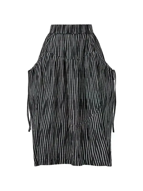 STUDIO TOMBOY Check Drawstring Midi Skirt