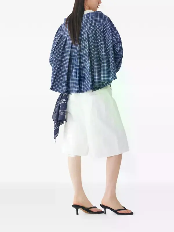STUDIO TOMBOY Check Pattern Pleated Skirt