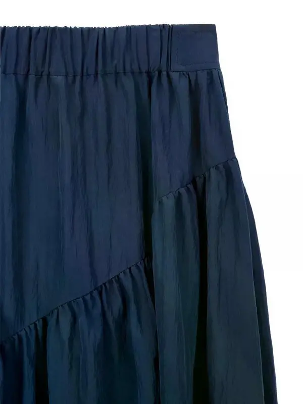 STUDIO TOMBOY Asymmetrical Tiered A-line Maxi Skirt