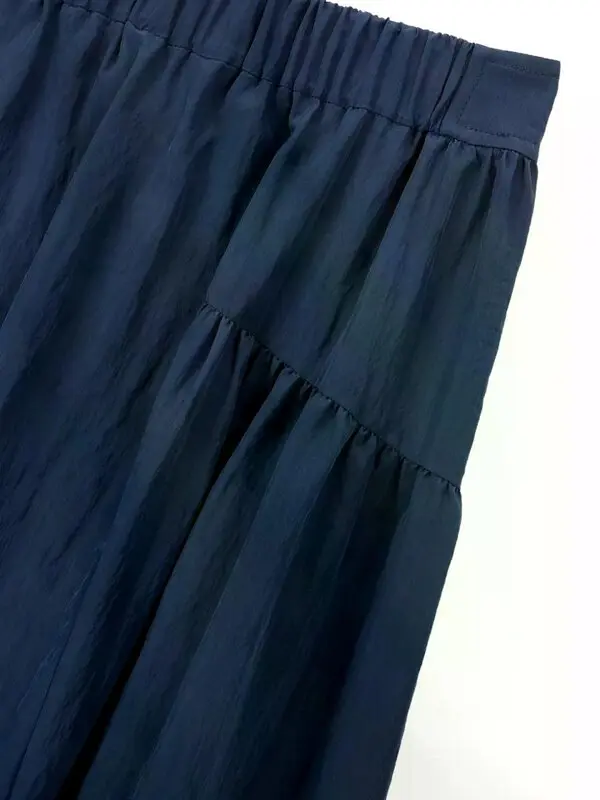 STUDIO TOMBOY Asymmetrical Tiered A-line Maxi Skirt