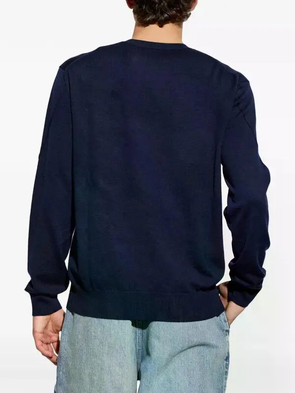 Givenchy Logo Patch Wool Sweater