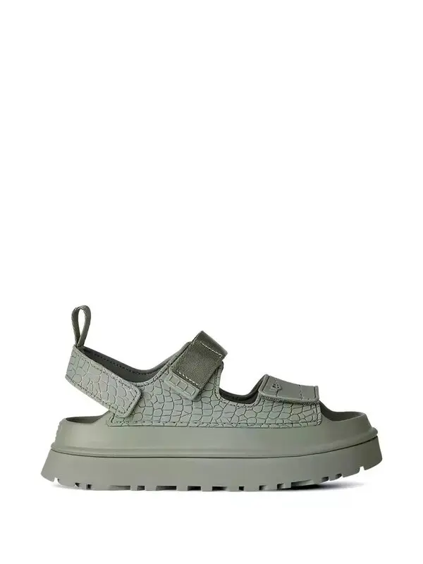 UGG Goldenglow Embossed Sandals - Green
