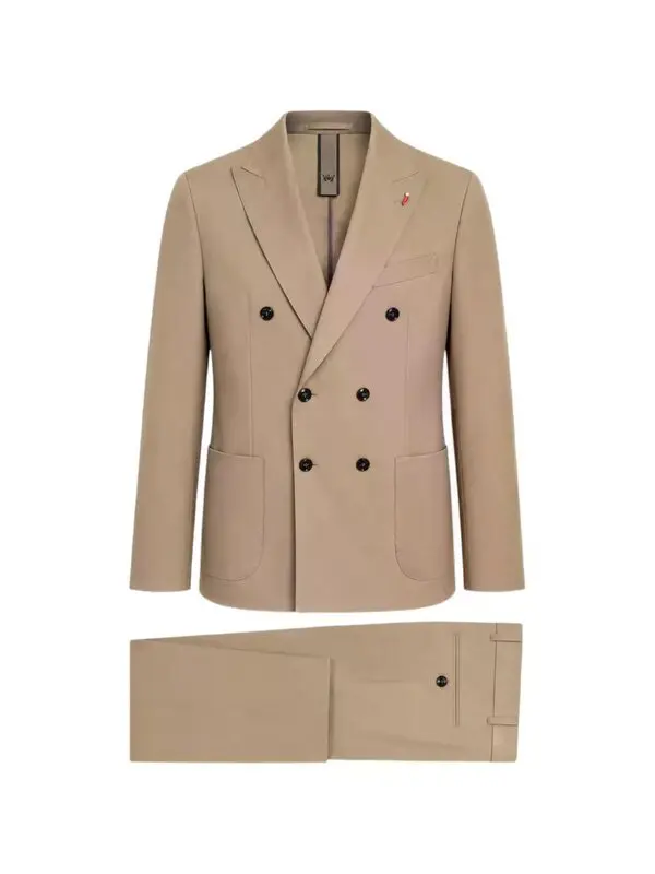 MULISH Double-breasted Peak-lapel Suit