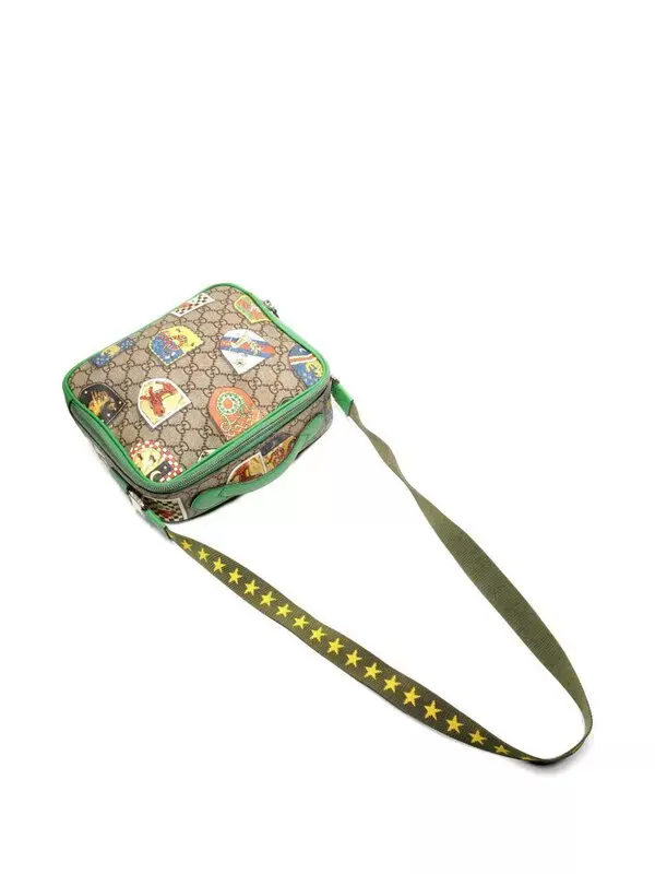 Gucci Gg Supreme Heraldic Print Shoulder Bag