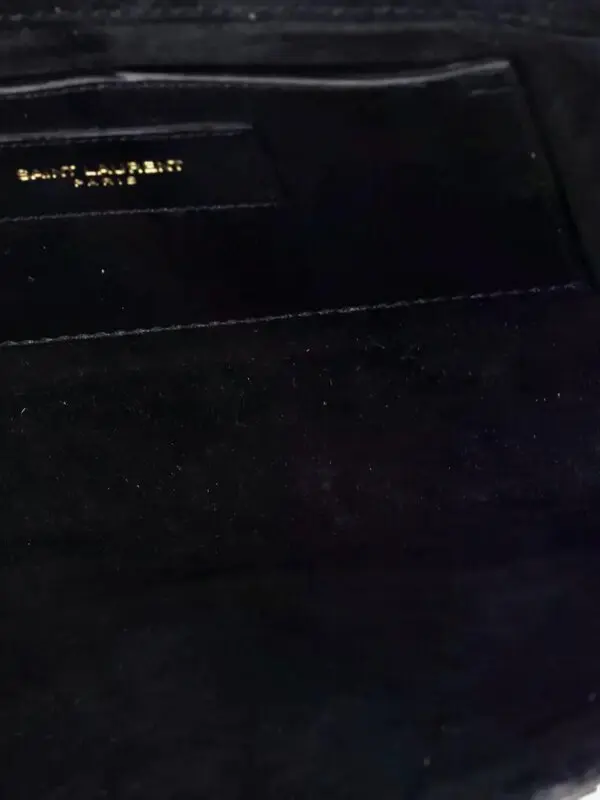 Saint Laurent Patent Leather Clutch Bag