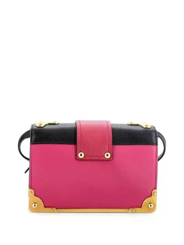 Prada Cahier Embellished Leather Small Crossbody Bag