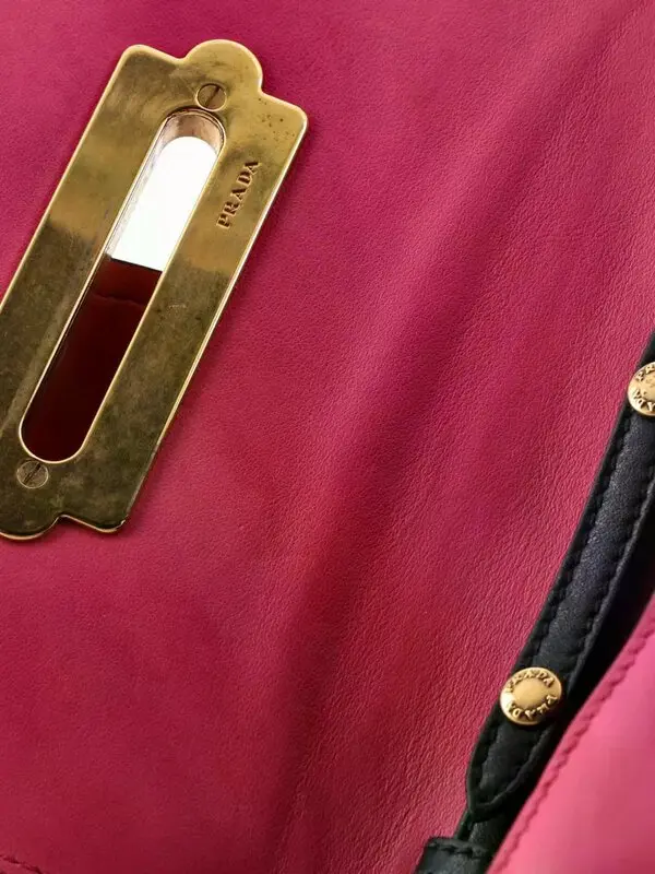 Prada Cahier Embellished Leather Small Crossbody Bag