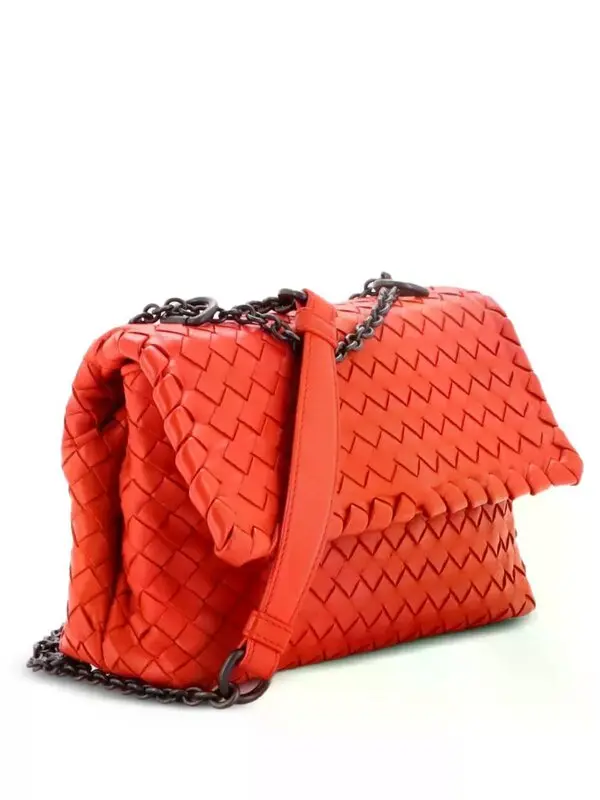 Bottega Veneta Olimpia Small Crossbody Bag - Orange