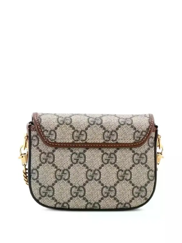 Gucci Horsebit 1955 Flap Wallet With Strap Bag - Brown
