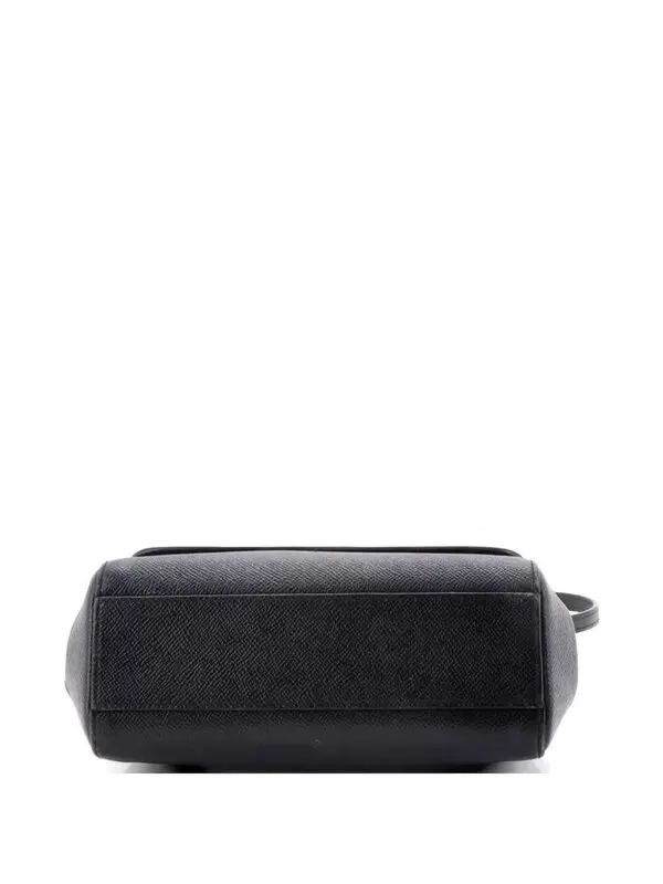 Dolce & Gabbana Miss Sicily Leather Small Satchel Bag