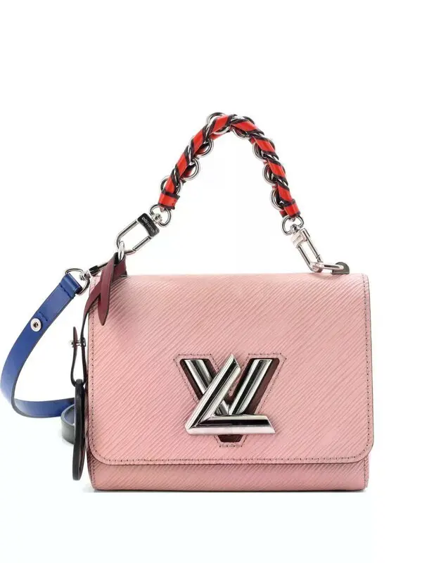 LOUIS VUITTON Epi Leather Braided Handle Twist Pm Bag - Pink