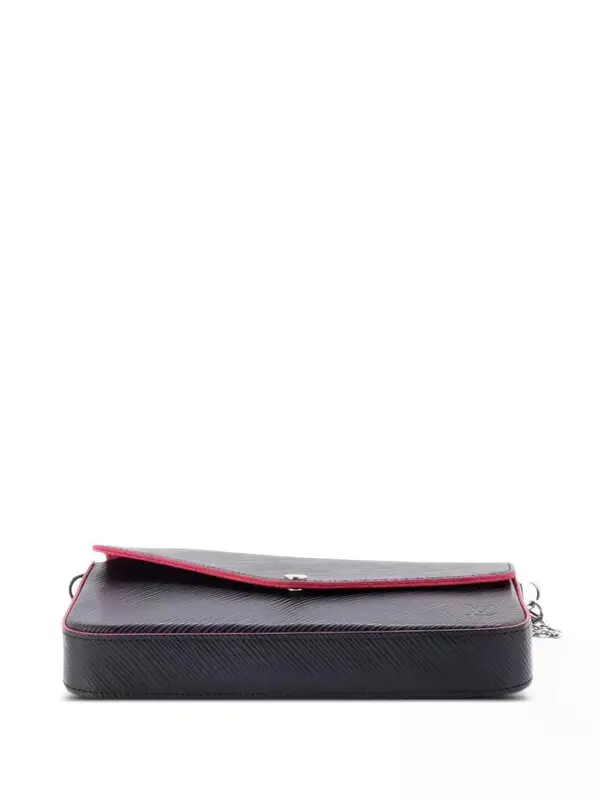 LOUIS VUITTON Felicie Pochette Epi Leather Crossbody Bag - Black