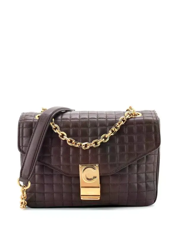 Celine Quilted Leather Medium Shoulder Bag