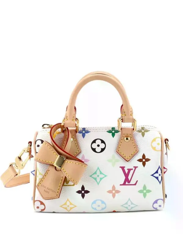 LOUIS VUITTON Monogram Multicolor Speedy Bandouliere Nm Nano Satchel - Multicolour