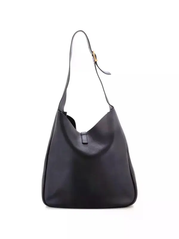 Saint Laurent Le 5 À 7 Supple Leather Large Hobo Bag - Black