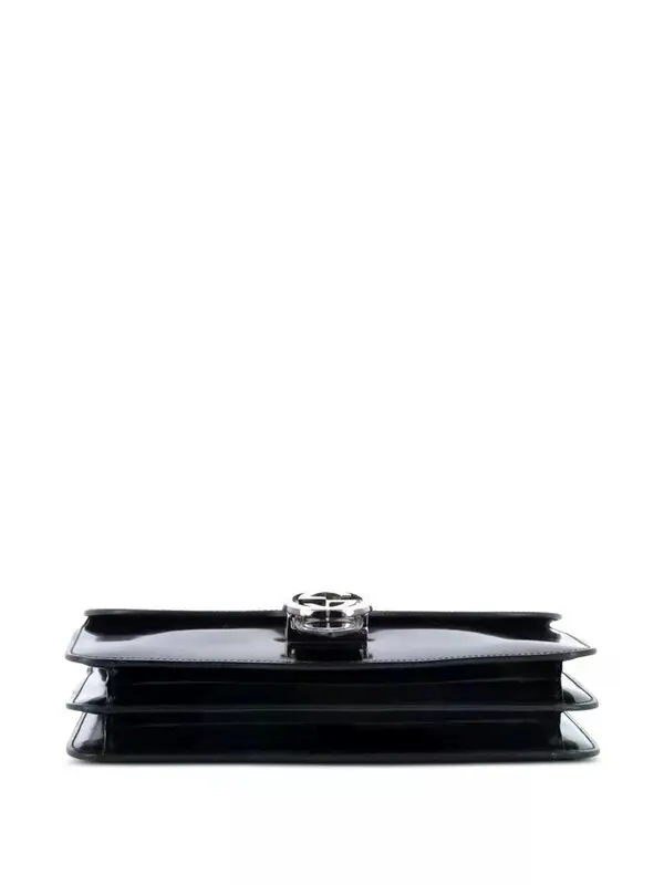Gucci Interlocking Patent Medium Shoulder Bag