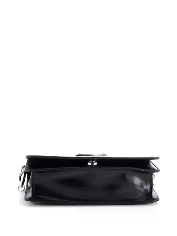 Prada Brushed Leather Chain Flap Bag