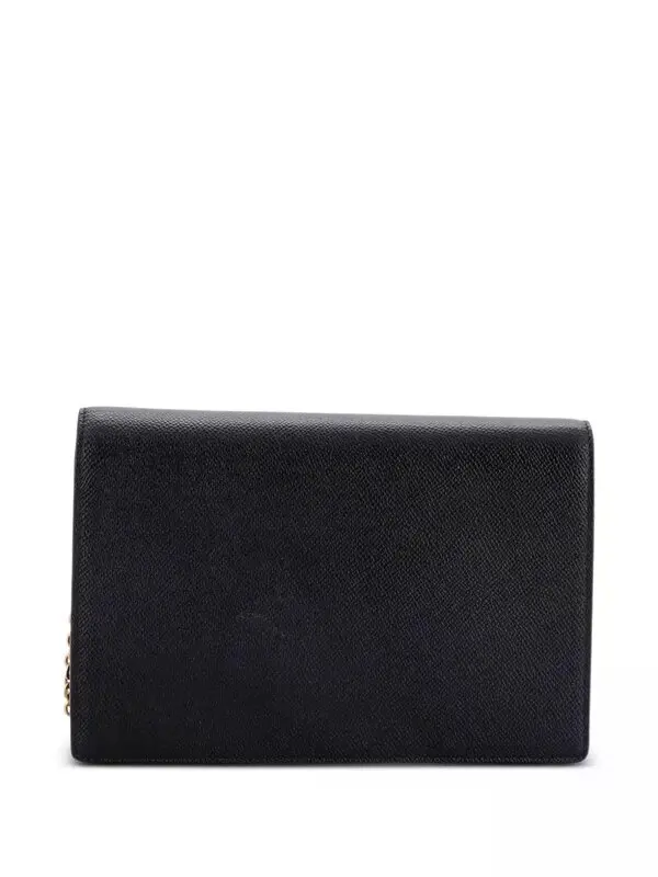 Dior Saddle Chain Leather Clutch Bag