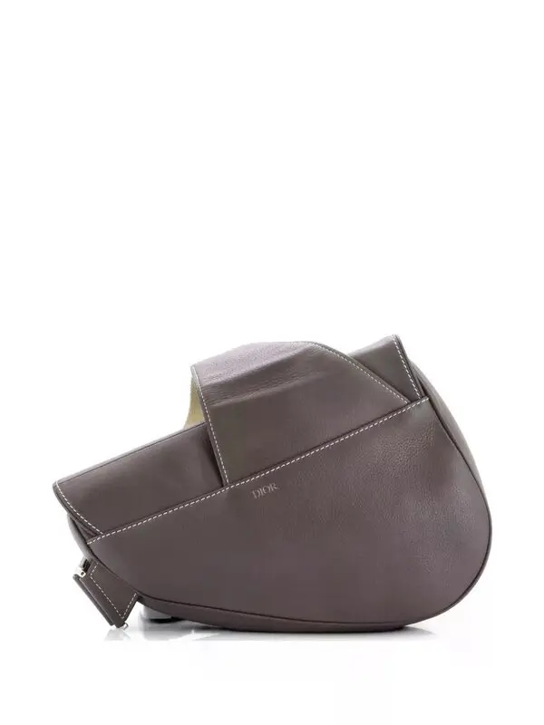Dior Saddle Leather Crossbody Bag