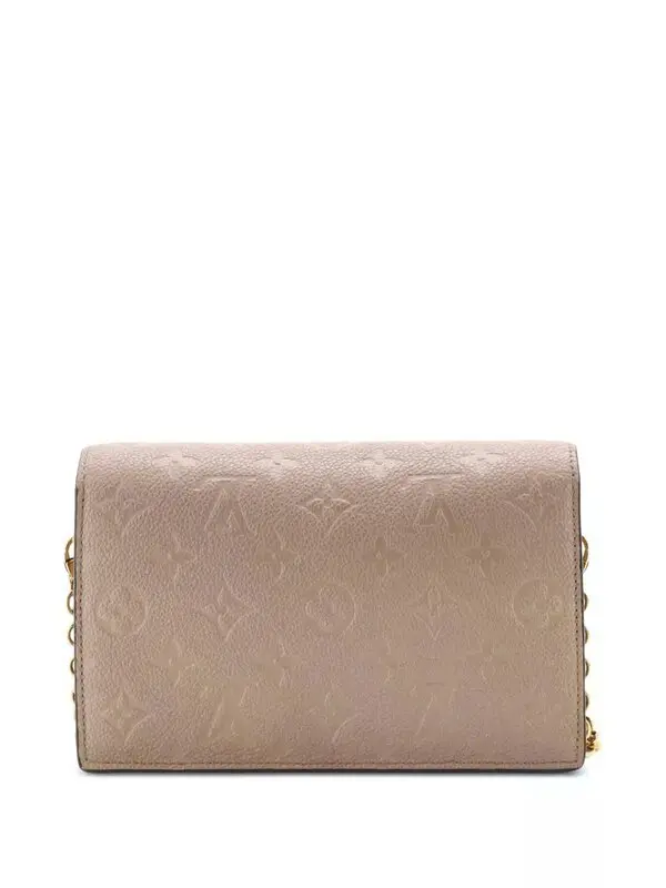 LOUIS VUITTON Vavin Chain Wallet Nm Monogram Empreinte Leather Crossbody Bag - Neutrals