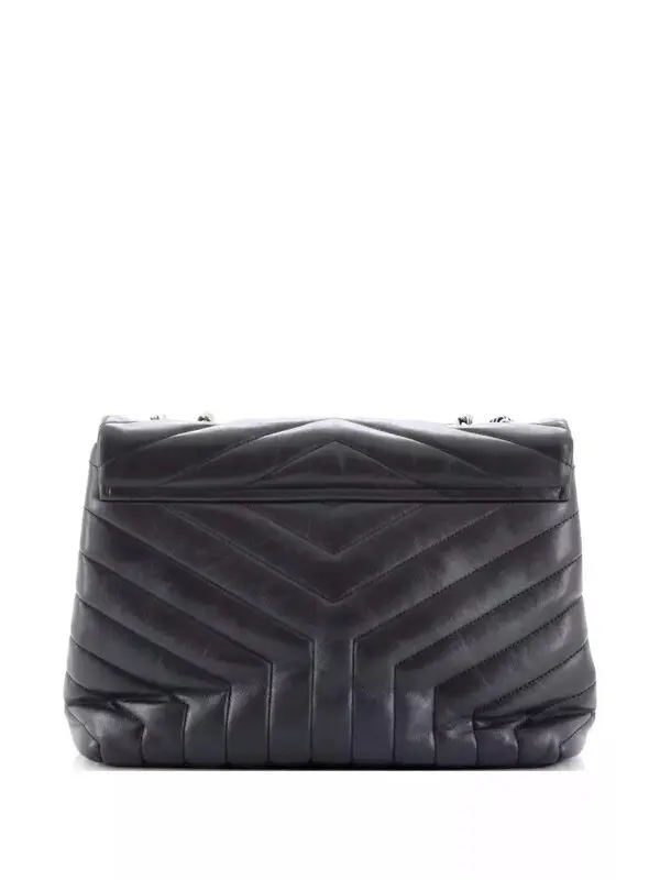 Saint Laurent Loulou Matelasse Chevron Leather Medium Shoulder Bag