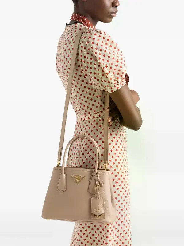 Prada Double Small Saffiano Leather Bag