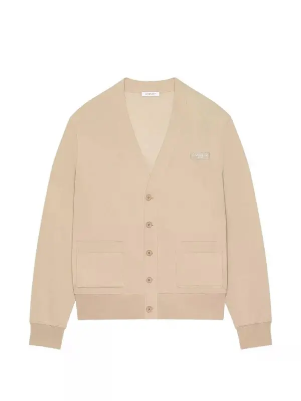 Givenchy Logo Patch Sweater - Neutrals