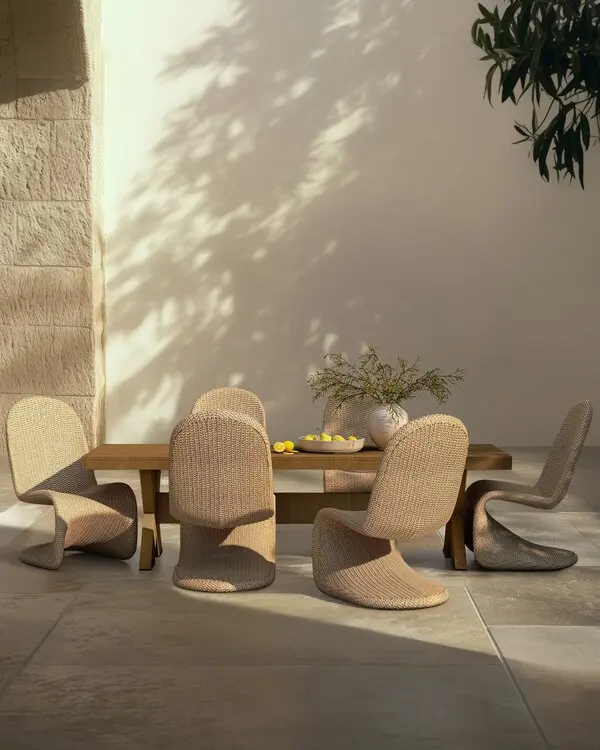 Quince Curved All-weather Wicker Indoor/outdoor Dining Chair