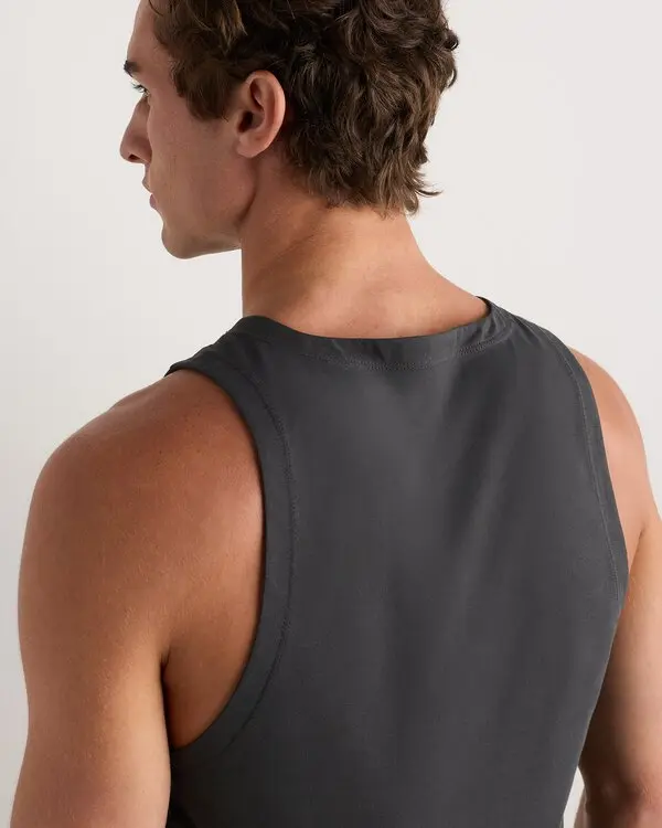 Quince Studio Performance Tank Top - Charcoal