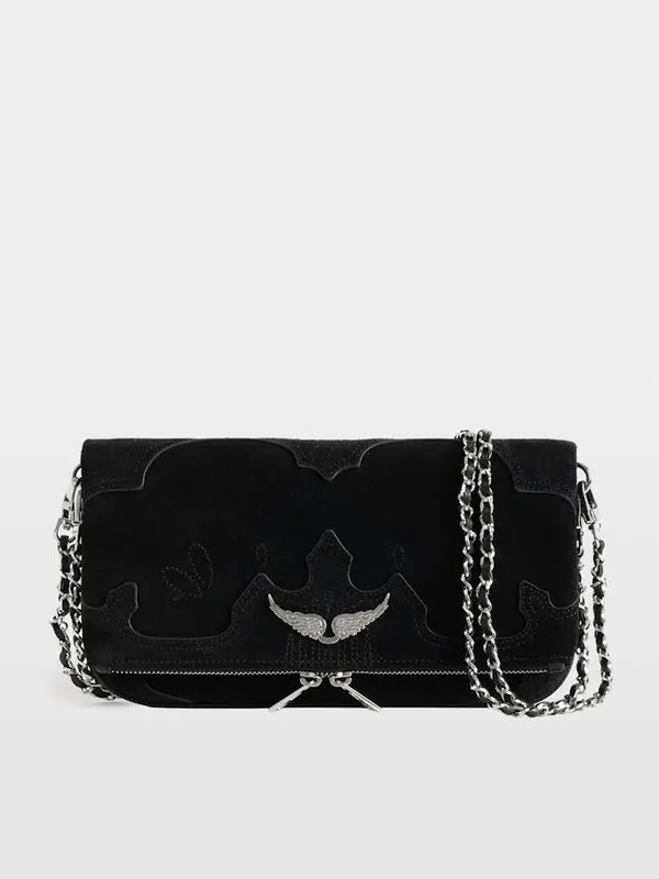 Zadig&Voltaire Rock Western Suede Clutch