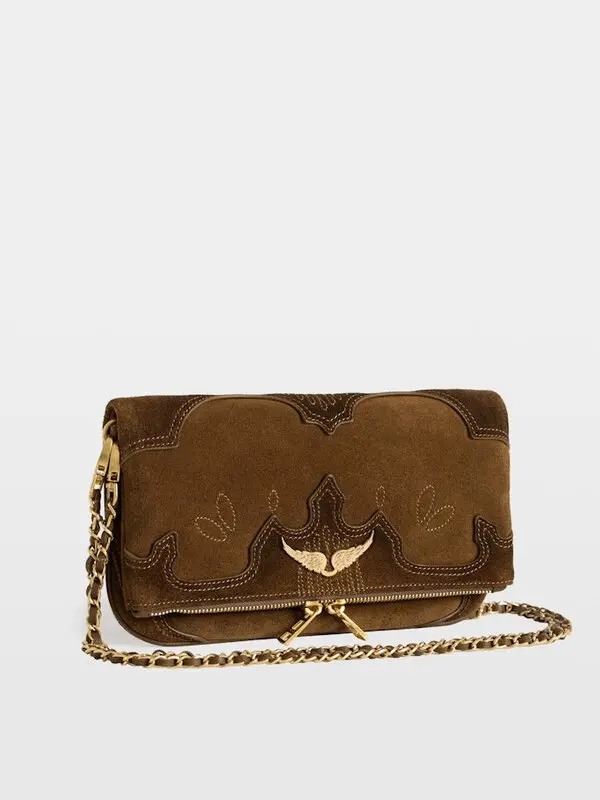 Zadig&Voltaire Rock Western Clutch - Cognac