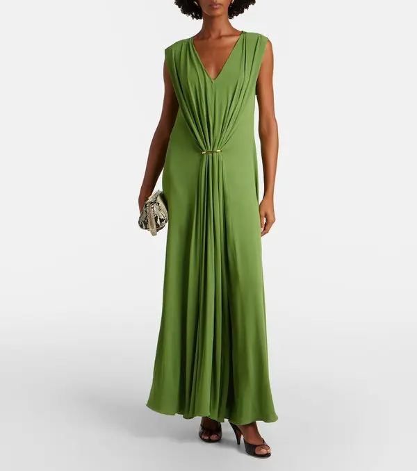 Sportmax Draped Maxi Dress