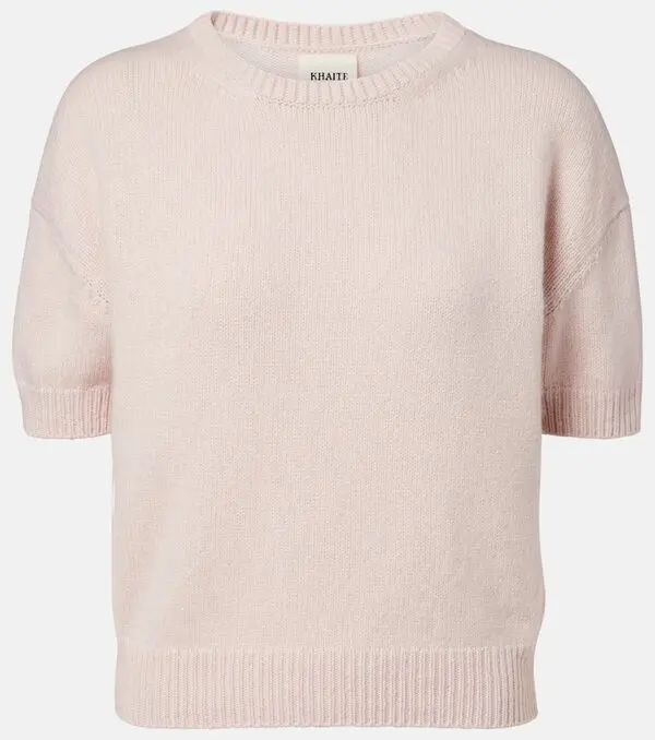 Khaite Golden Cashmere Sweater - Pink