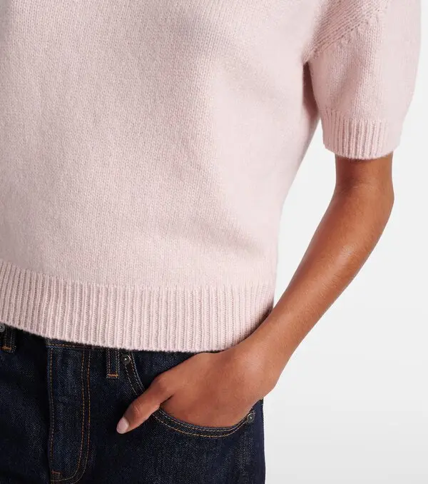 Khaite Golden Cashmere Sweater - Pink