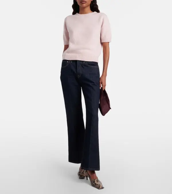 Khaite Golden Cashmere Sweater - Pink