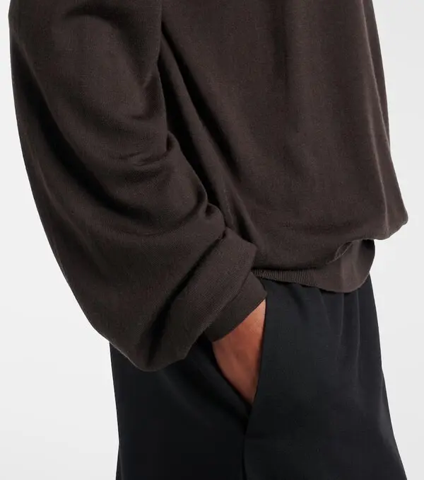 Khaite Annette Merino Wool Cowl Neck Sweater