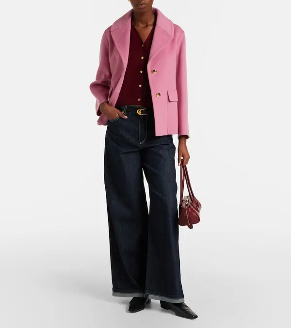 Max Mara Wool Jacket - Pink