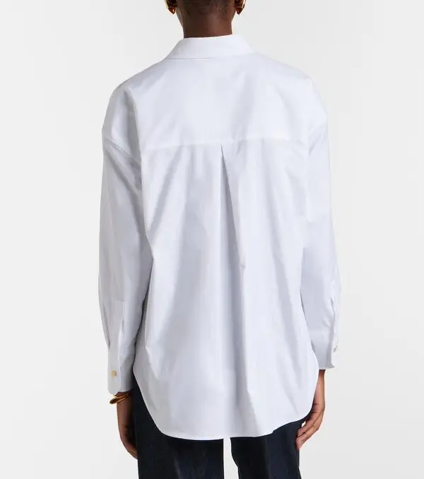 Max Mara Cotton Poplin Oxford Shirt - White