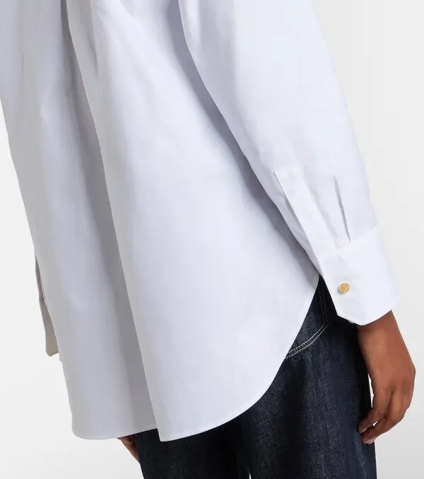 Max Mara Cotton Poplin Oxford Shirt - White