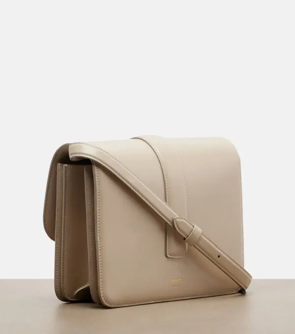 Khaite Blake Leather Crossbody Bag - White