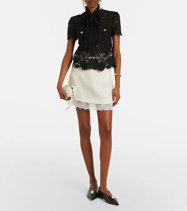 SELF-PORTRAIT Lace Top