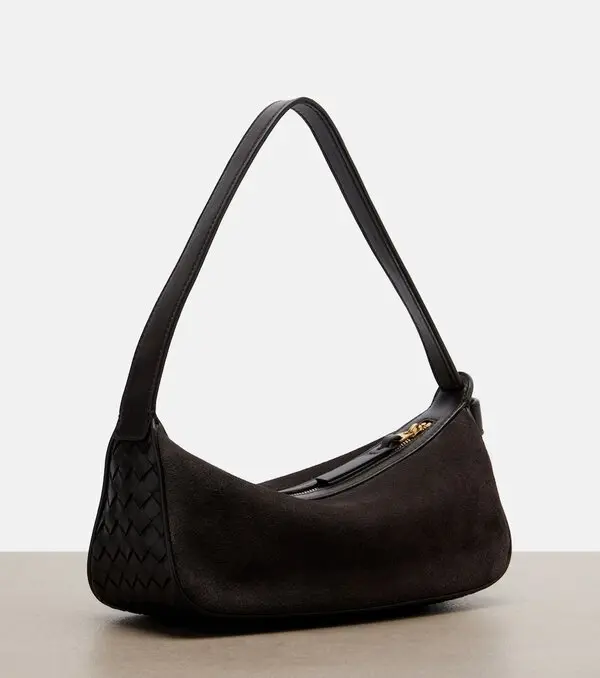 Bottega Veneta Nodo Small Shoulder Bag - Brown