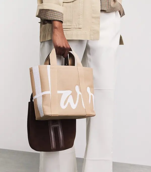 Harrods Small Logo Tote Bag