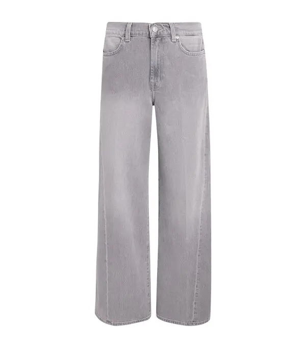 7 For All Mankind Lotta High-rise Wide-leg Jeans